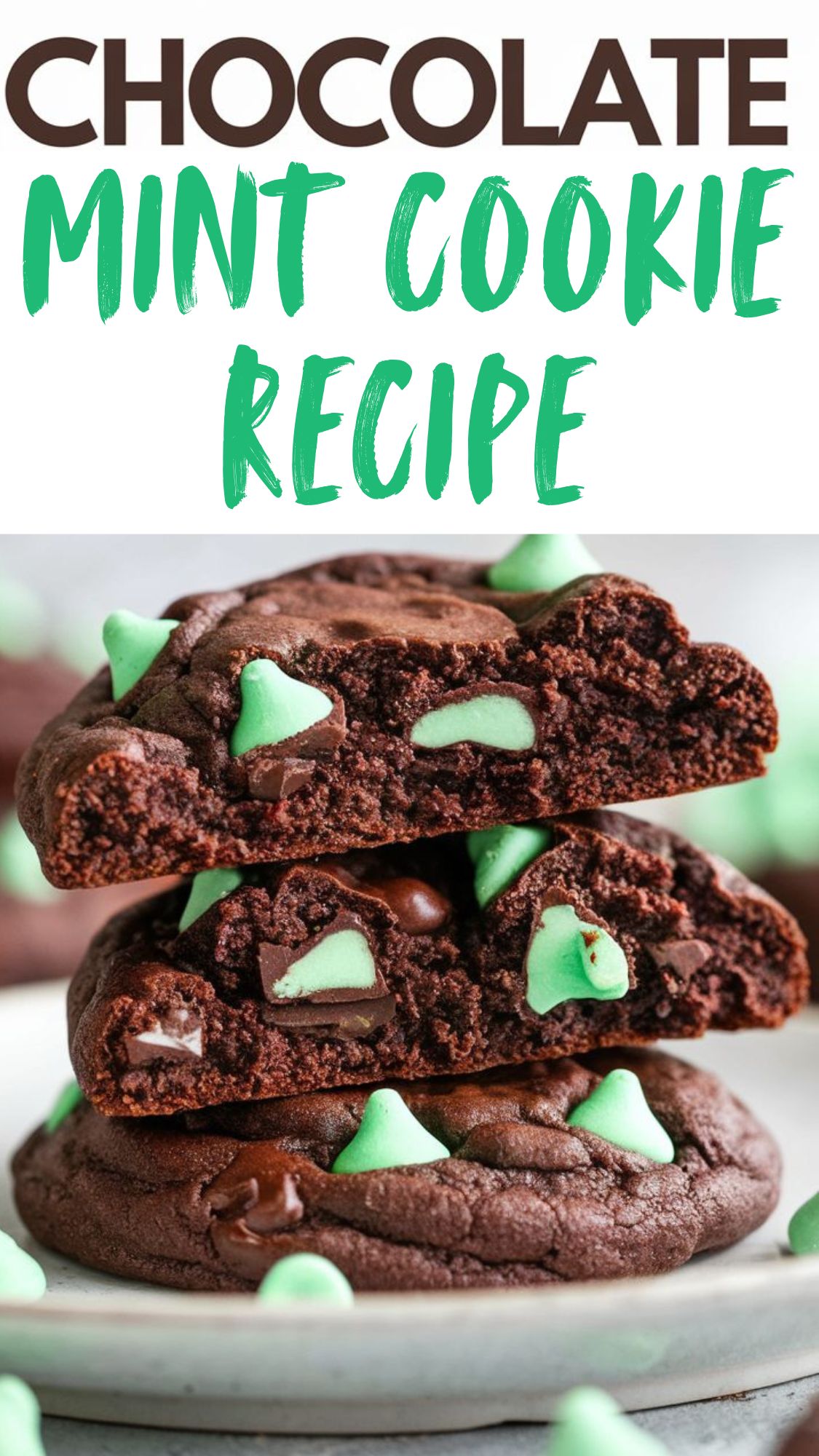 Chocolate Mint Cookie Recipe - Feast Flick
