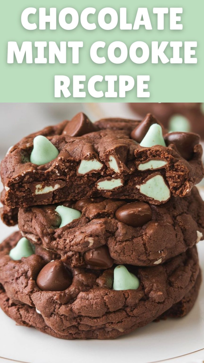 Chocolate Mint Cookie Recipe - Feast Flick