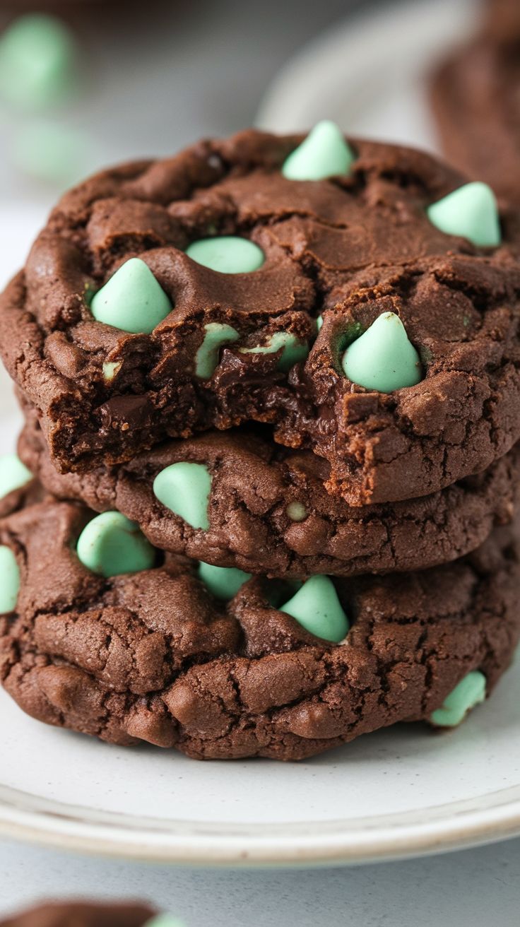 Chocolate Mint Cookie Recipe - Feast Flick