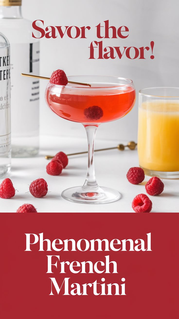 Phenomenal French Martini Recipe - Feast Flick