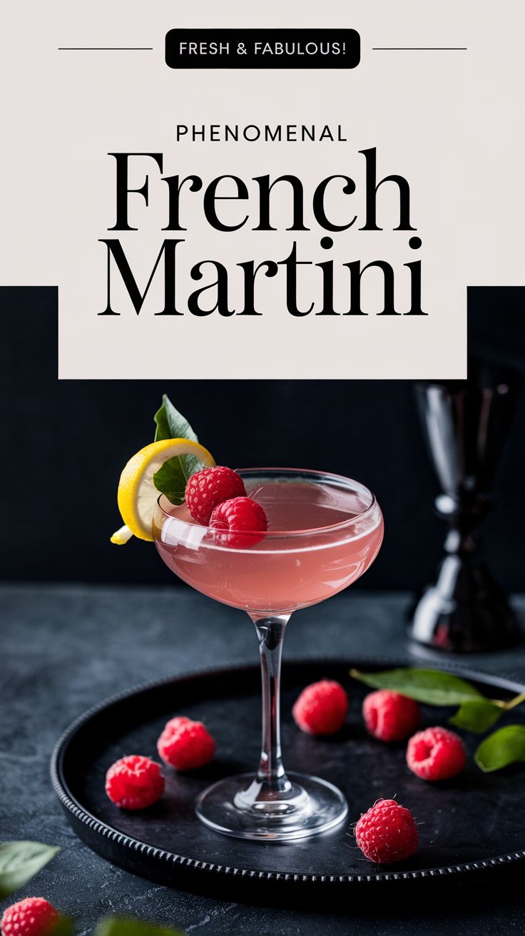 Phenomenal French Martini Recipe - Feast Flick
