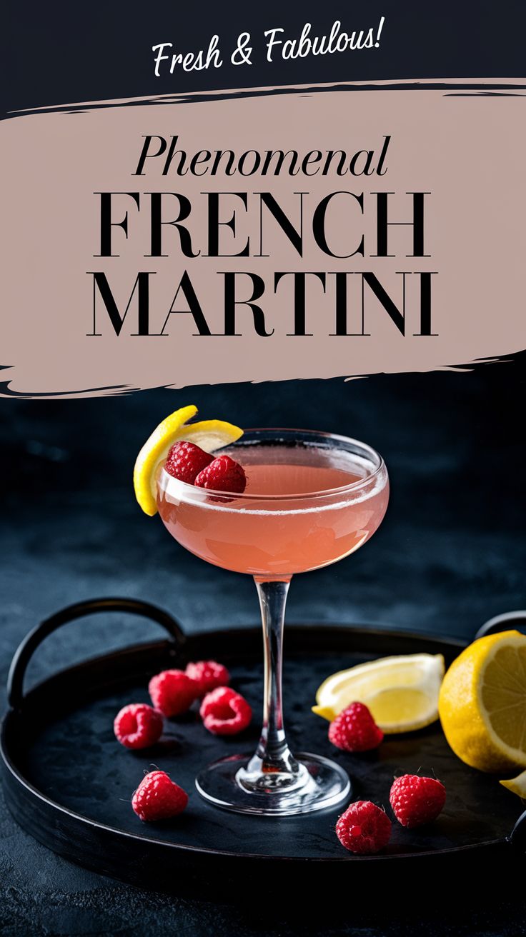 Phenomenal French Martini Recipe - Feast Flick