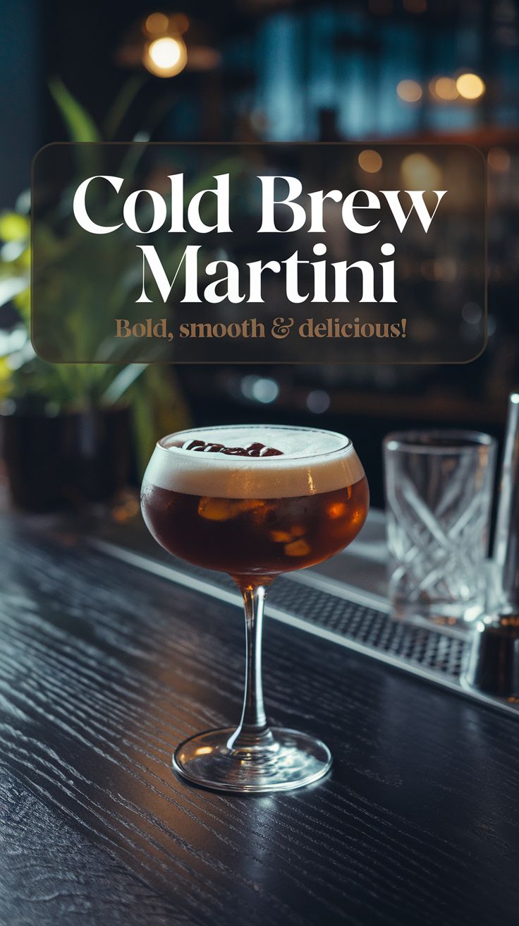 Cold Brew Martini Recipe - Feast Flick