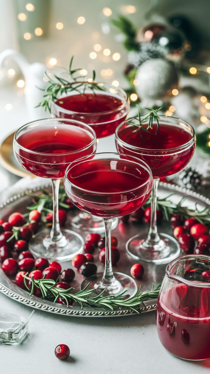 Cranberry Bellinis Recipe - Feast Flick