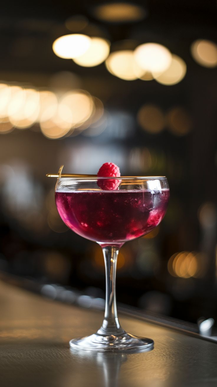 French Martini Chambord Cocktail Recipe - Feast Flick