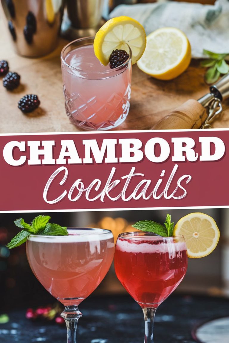 French Martini Chambord Cocktail Recipe - Feast Flick