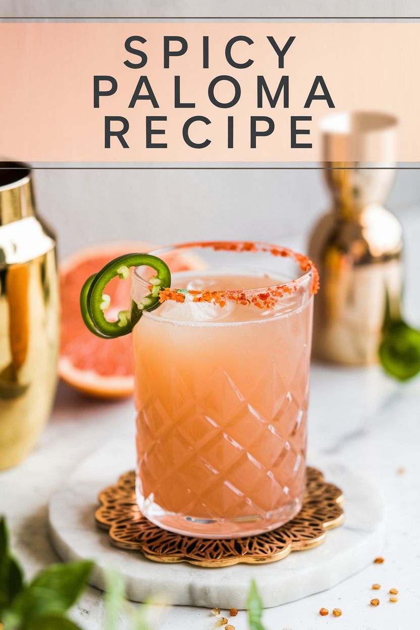 Grapefruit Mocktail Recipe (Virgin Paloma) - Feast Flick