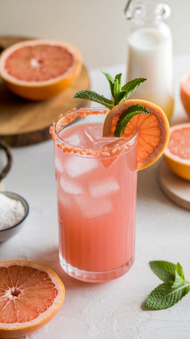 Grapefruit Mocktail Recipe (Virgin Paloma) - Feast Flick