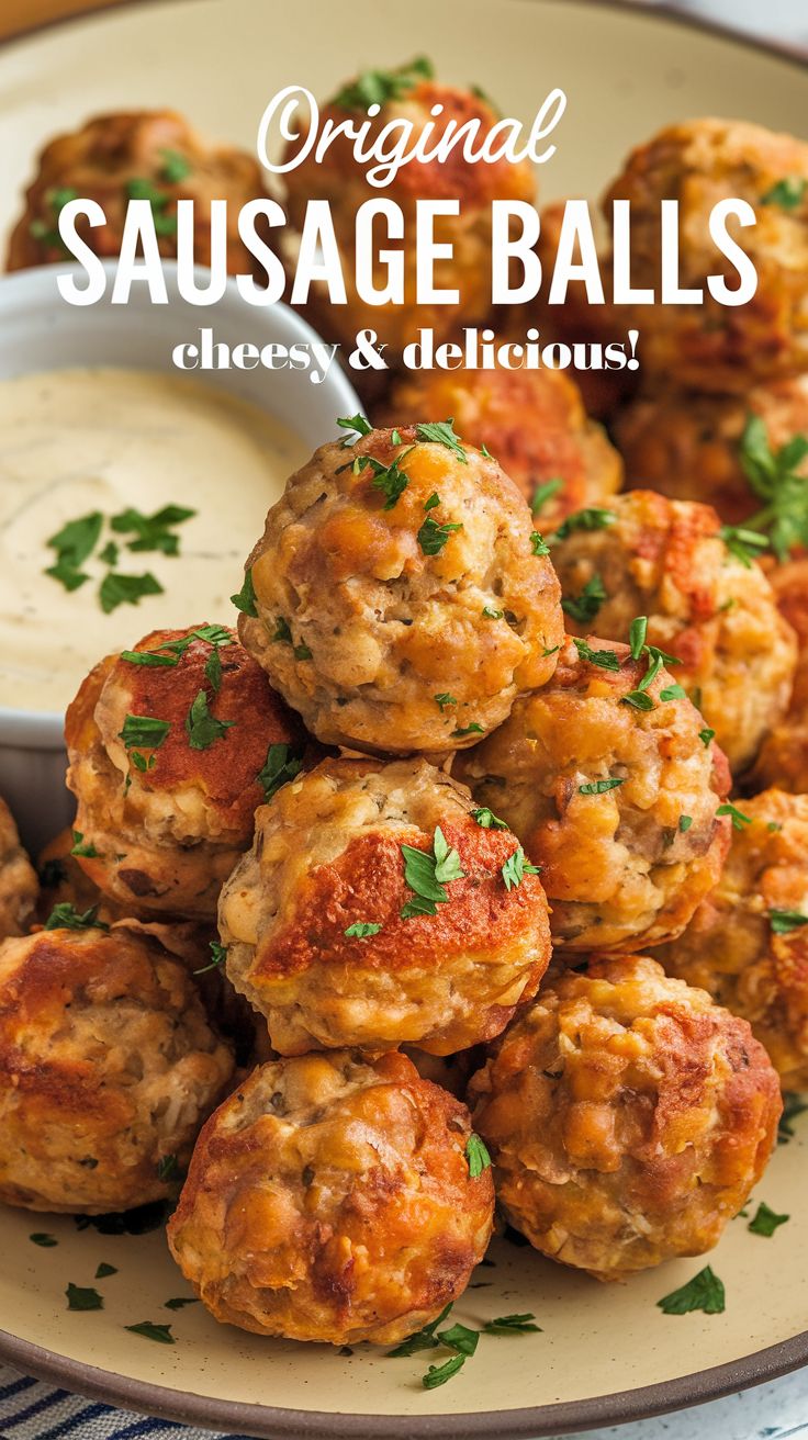 Original Sausage Balls Recipe - Feast Flick