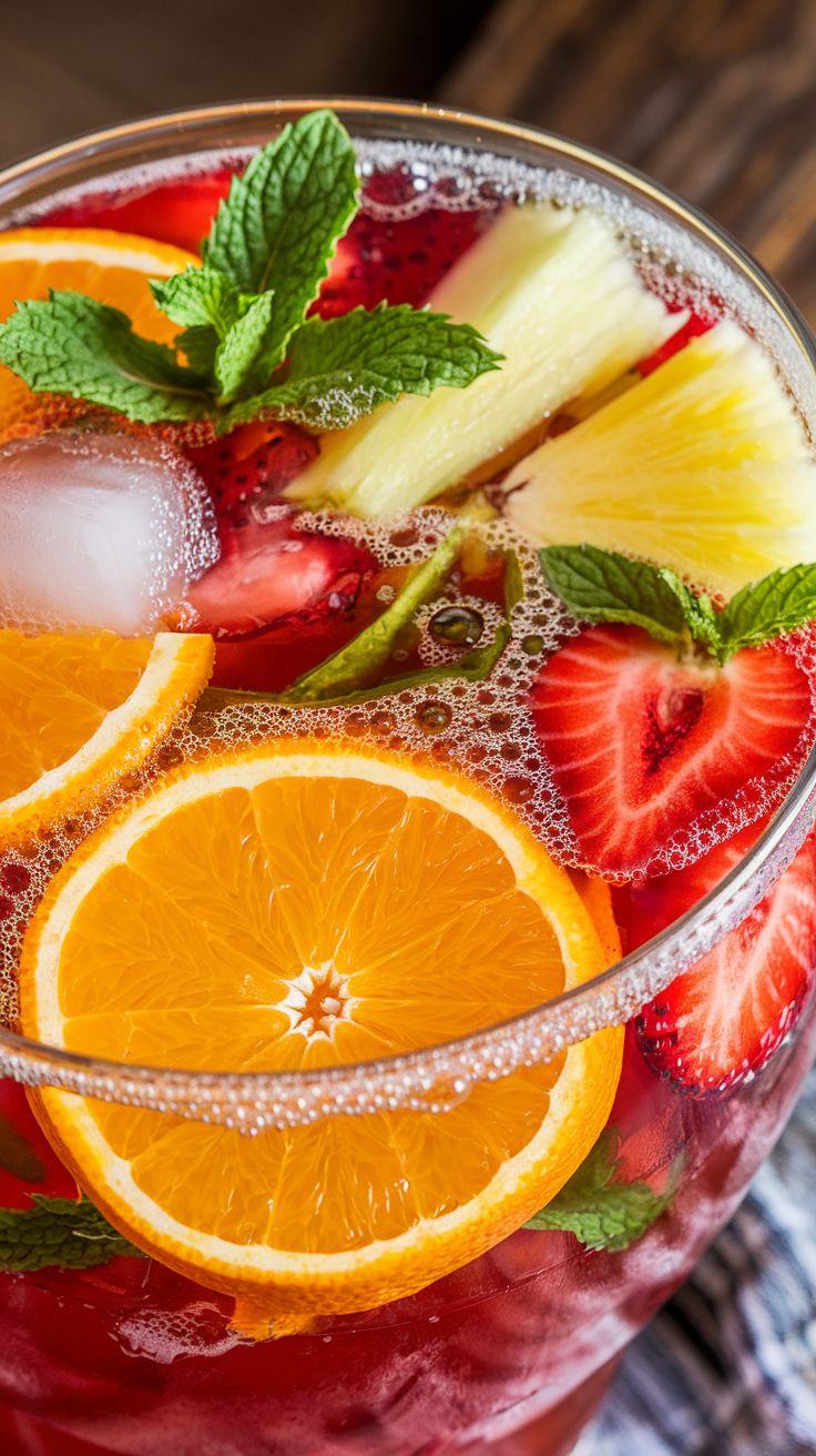 Sparkling New Year's Eve Punch Recipe - Feast Flick