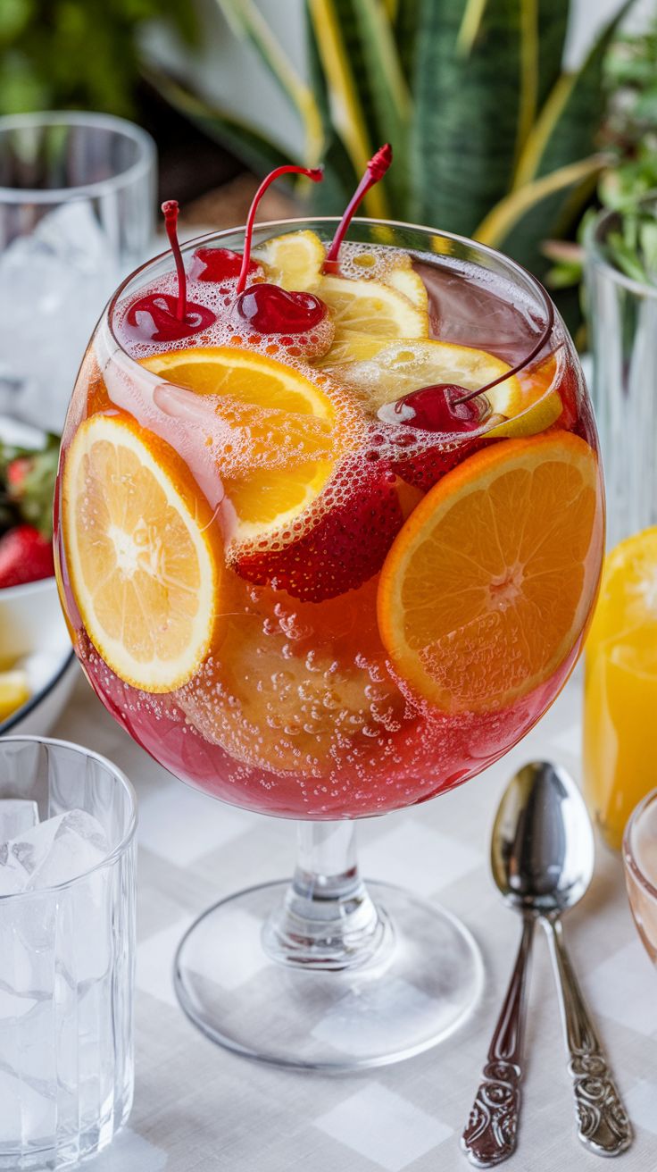 Sparkling New Year's Eve Punch Recipe - Feast Flick
