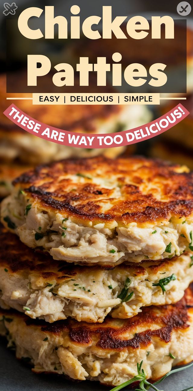 Chicken Patties Recipe - Feast Flick