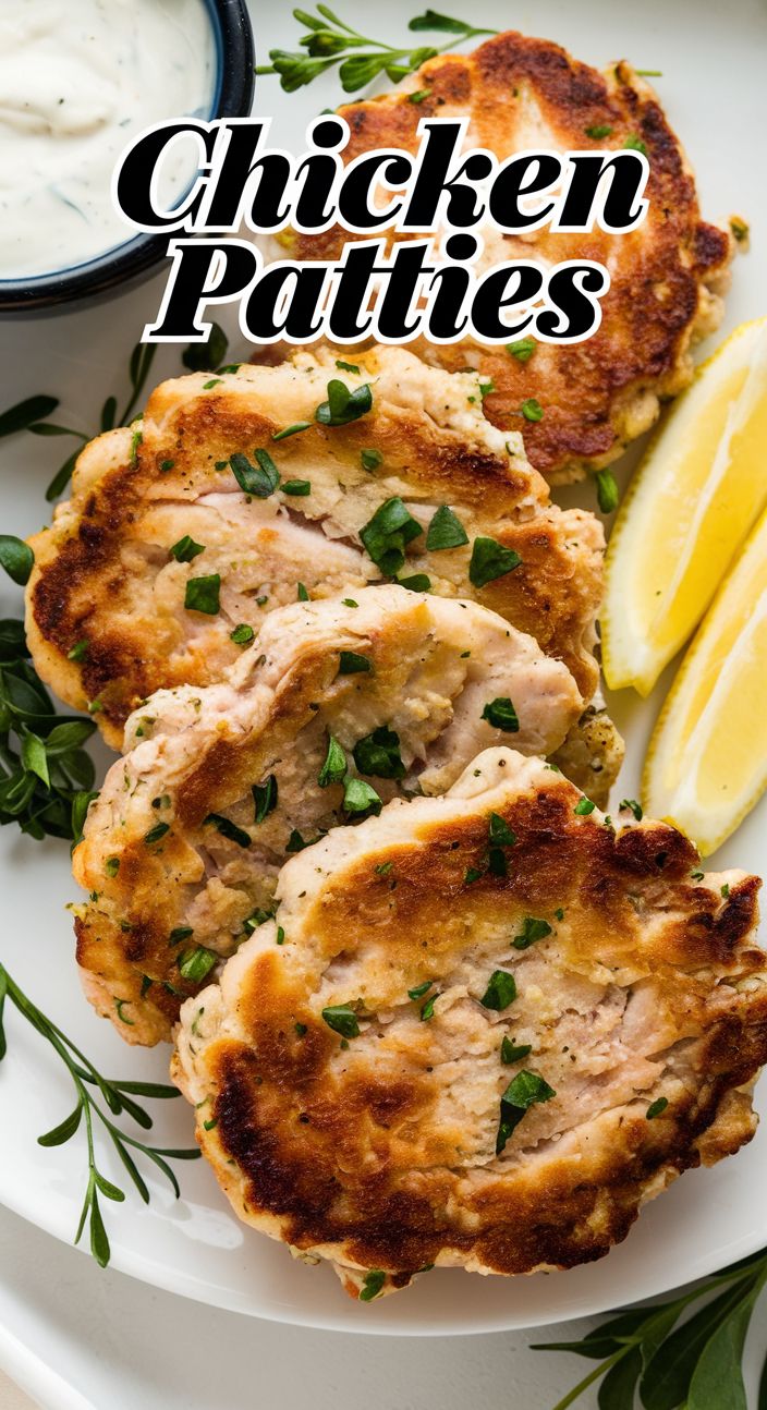 Chicken Patties Recipe - Feast Flick