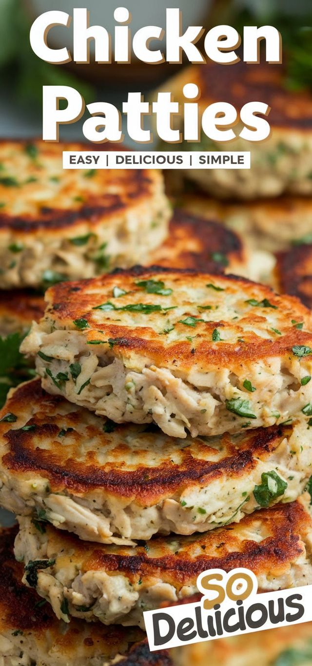 Chicken Patties Recipe - Feast Flick