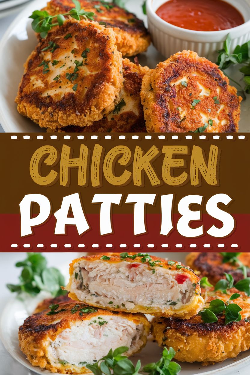 Chicken Patties Recipe - Feast Flick
