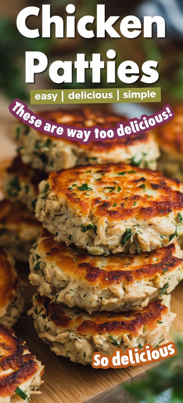 Chicken Patties Recipe - Feast Flick