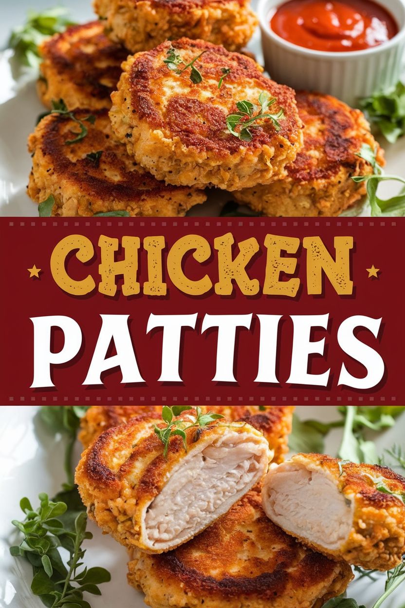 Chicken Patties Recipe - Feast Flick
