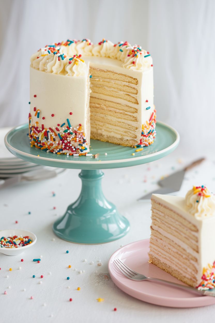 Funfetti Cake Recipe - Feast Flick
