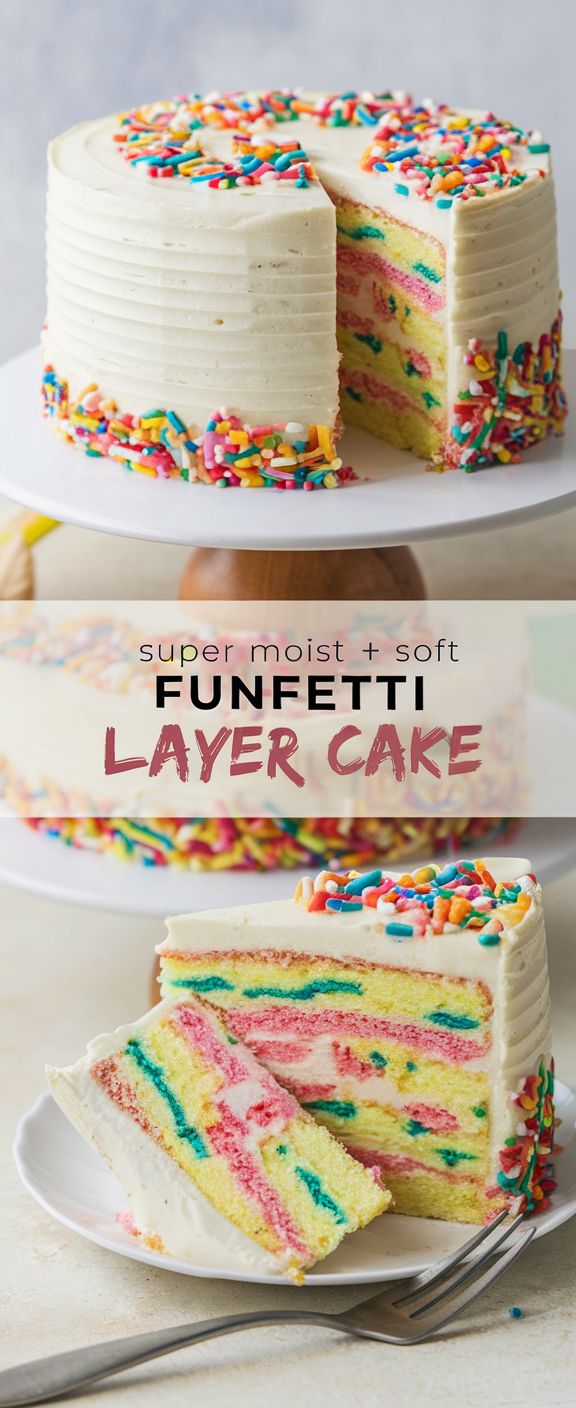Funfetti Cake Recipe - Feast Flick