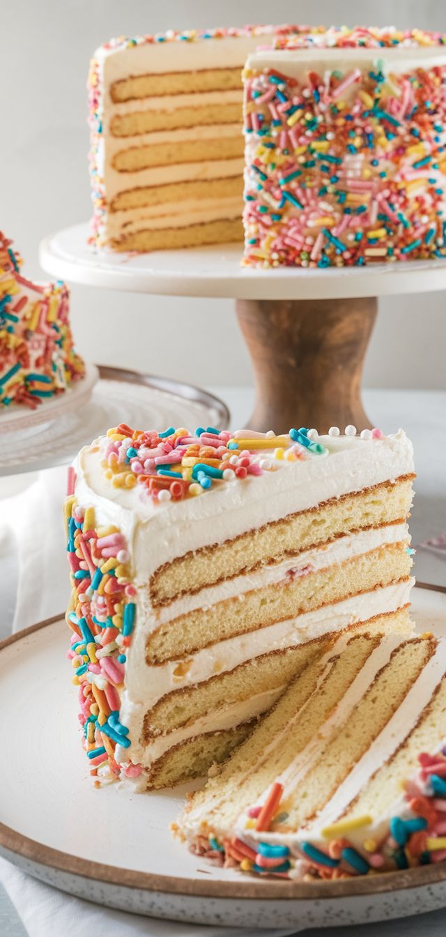 Funfetti Cake Recipe - Feast Flick