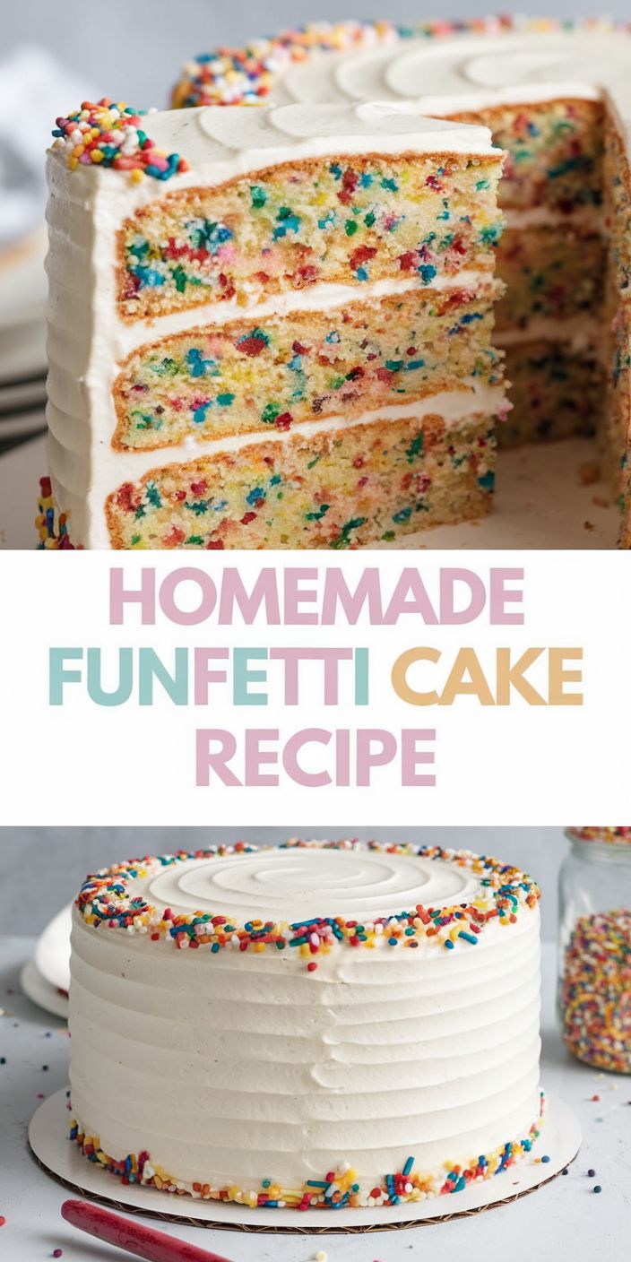 Funfetti Cake Recipe - Feast Flick