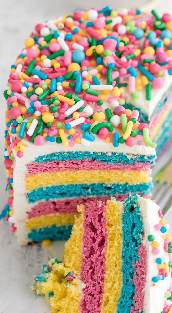 Funfetti Cake Recipe - Feast Flick