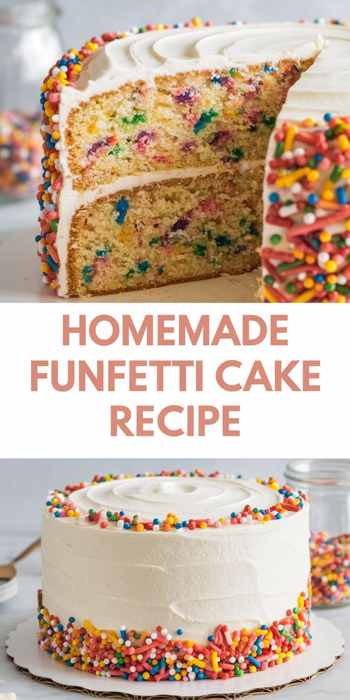 Funfetti Cake Recipe - Feast Flick