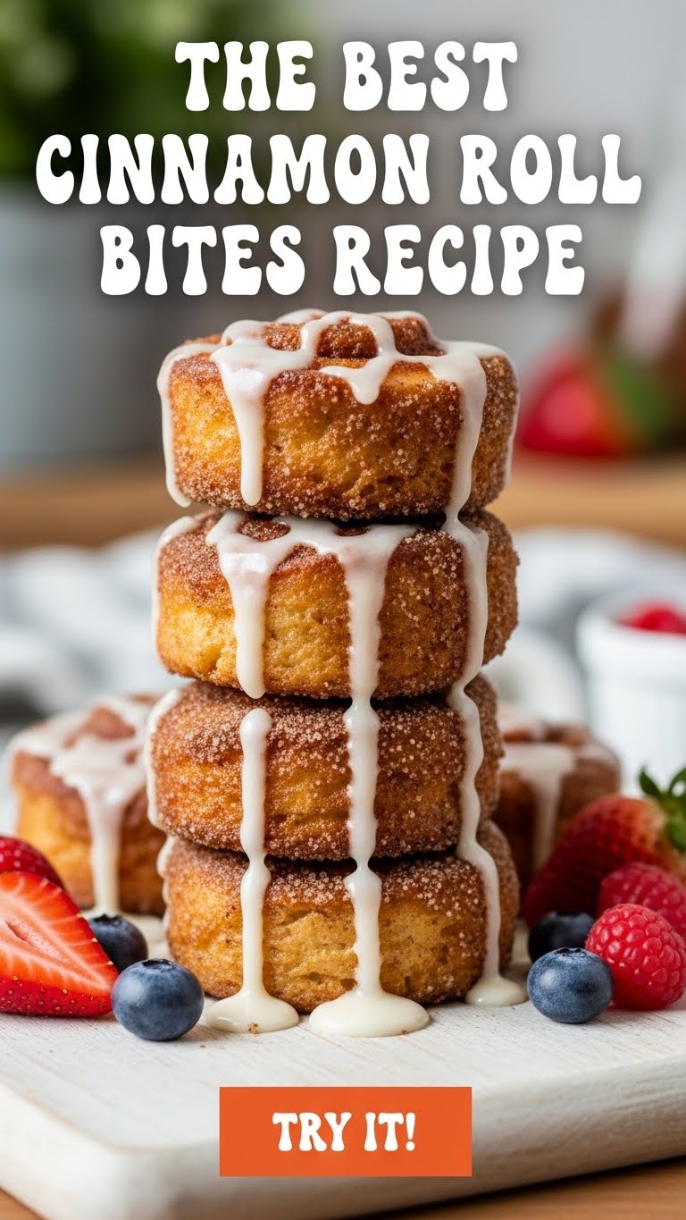 Cinnamon Roll French Toast Bites Recipe - Feast Flick